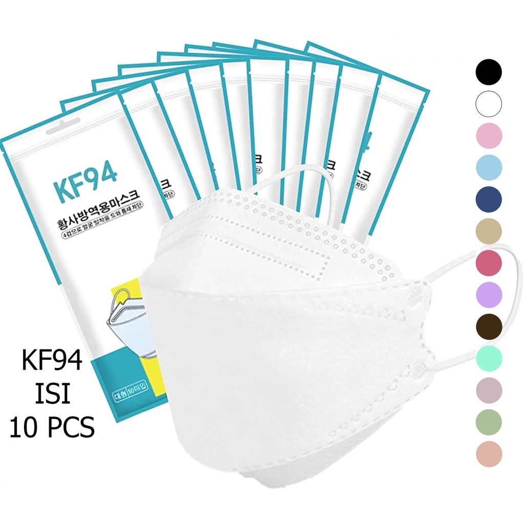 Jual Masker KF 94 isi 10 pcs Disposable Mask | Shopee Indonesia