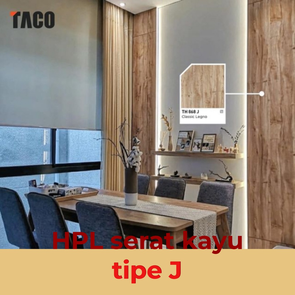 Jual TACO HPL Woodgrain serat kayu kode J Indonesia|Shopee Indonesia