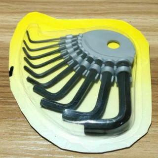 Jual Kunci L Hitam 10Pis / Kunci Segi Enam | Shopee Indonesia