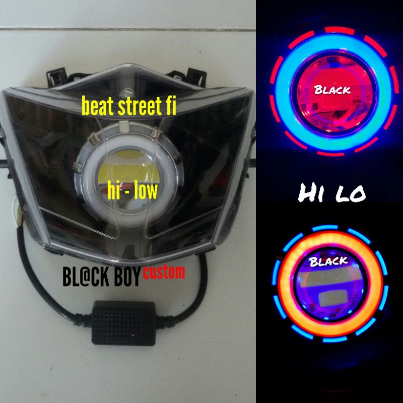 Jual REFLEKTOR CUSTOM BEAT NEW ESP/HEADLAMP LAMPU DEPAN BEAT STREET ...