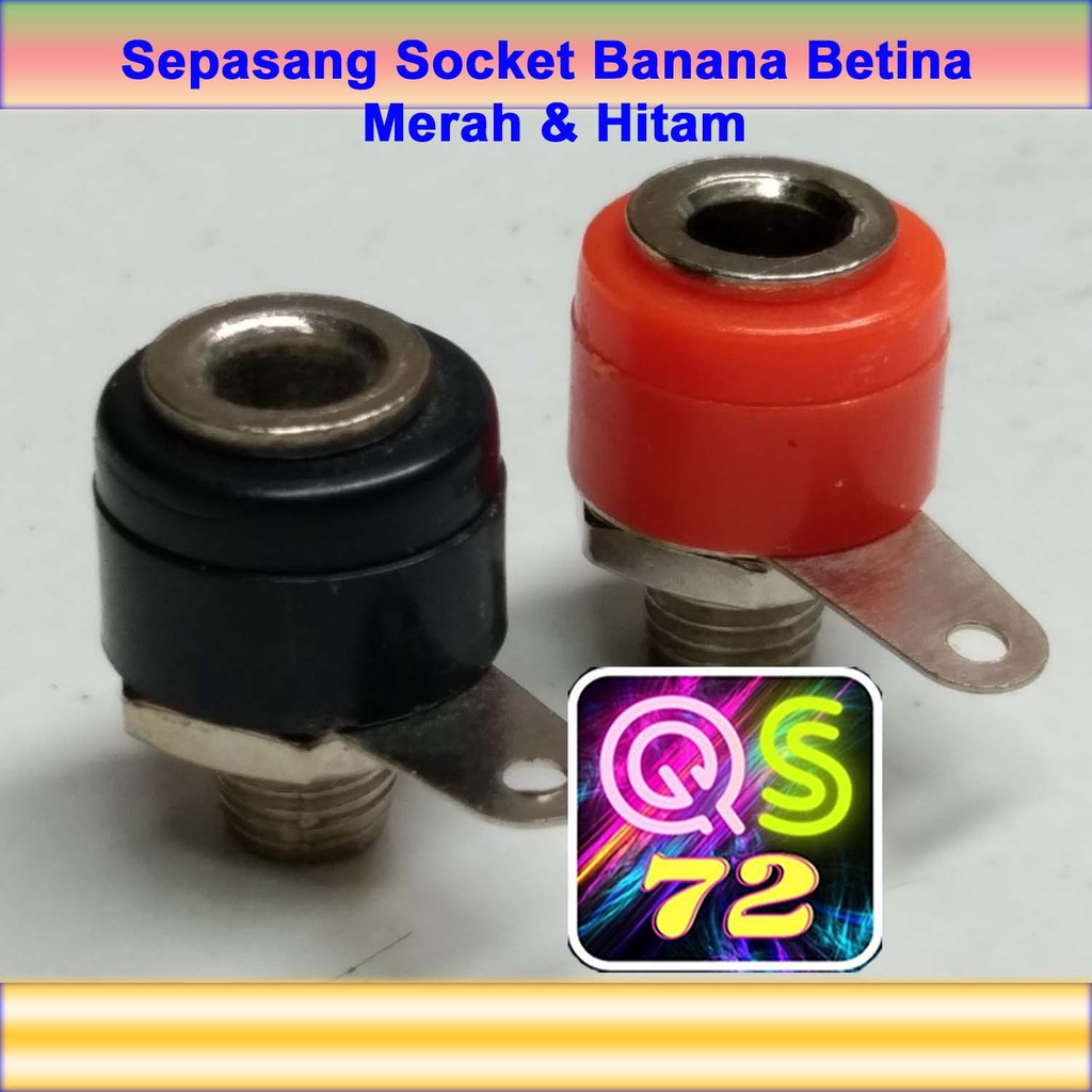 Jual Satu Set Socket Banana Betina Merah Dan Hitam | Shopee Indonesia