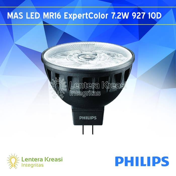Jual Lampu spot MR16 PHILIPS MAS LED MR16 Expert Color 7.2-50W 927 10D ... Jual Lampu spot MR16 PHILIPS MAS LED MR16 Expert Color 7.2-50W 927 10D ...
