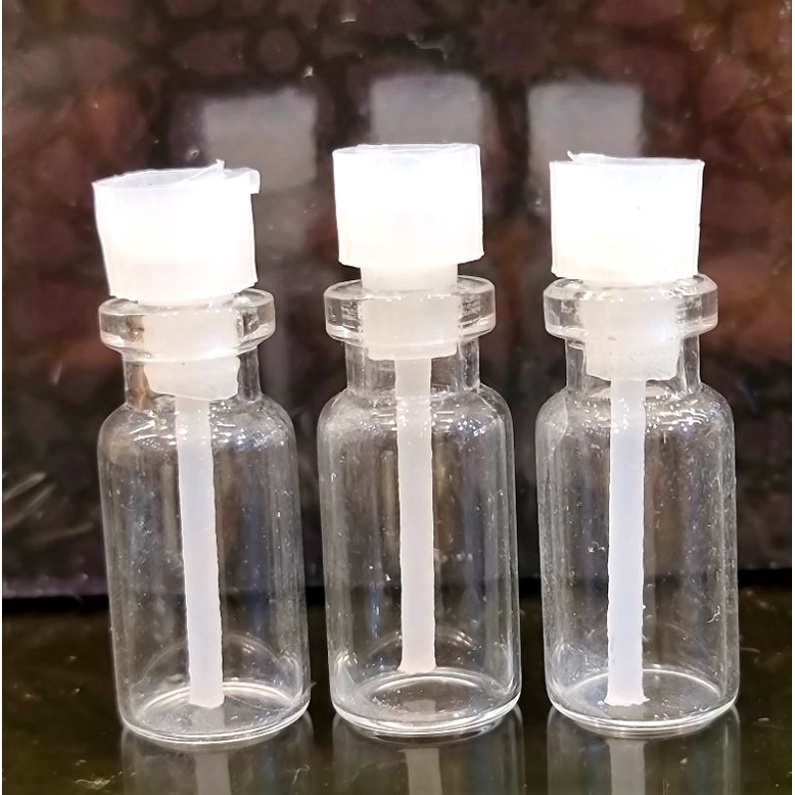 Jual Botol tester kaca tester sampel parfum 2,5ml-3ml plus tutup ...
