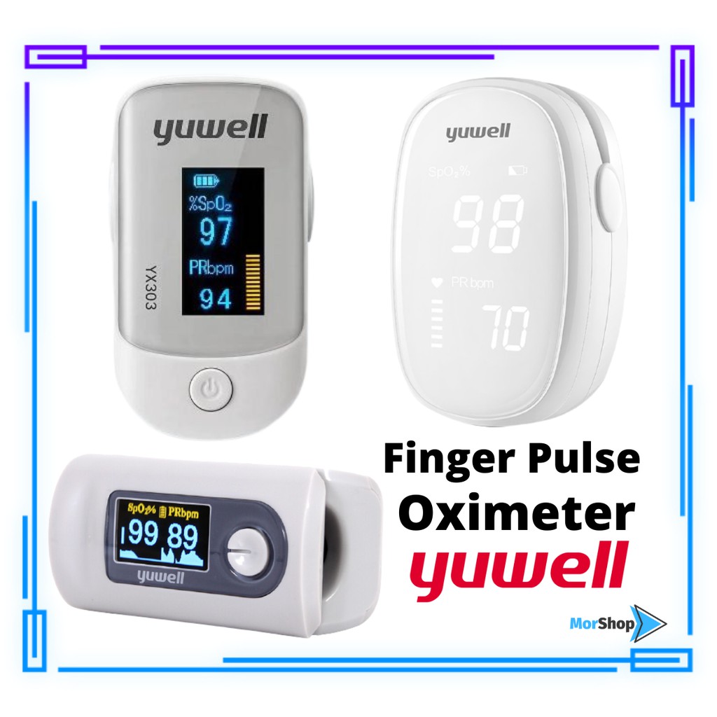 Jual Yuwell Finger Pulse Oximeter YX102 YX301 YX303 Indonesia|Shopee ...