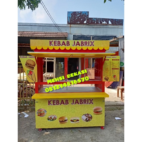 Jual Gerobak kebab, burger, roti panggang | Shopee Indonesia