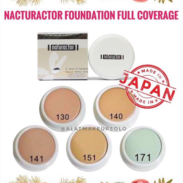 Jual Naturactor foundation ORIGINAL Made in Japan Indonesia|Shopee ...