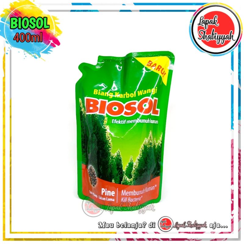 Jual Biosol Karbol Cemara 400ml Ampuh Membuh Kuman | Shopee Indonesia