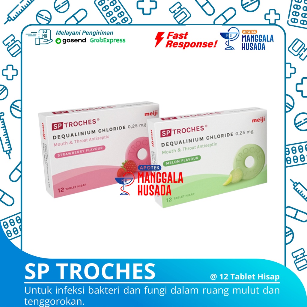 Jual SP TROCHES TABLET HISAP PER BOX @ 12 TABLET | Shopee Indonesia