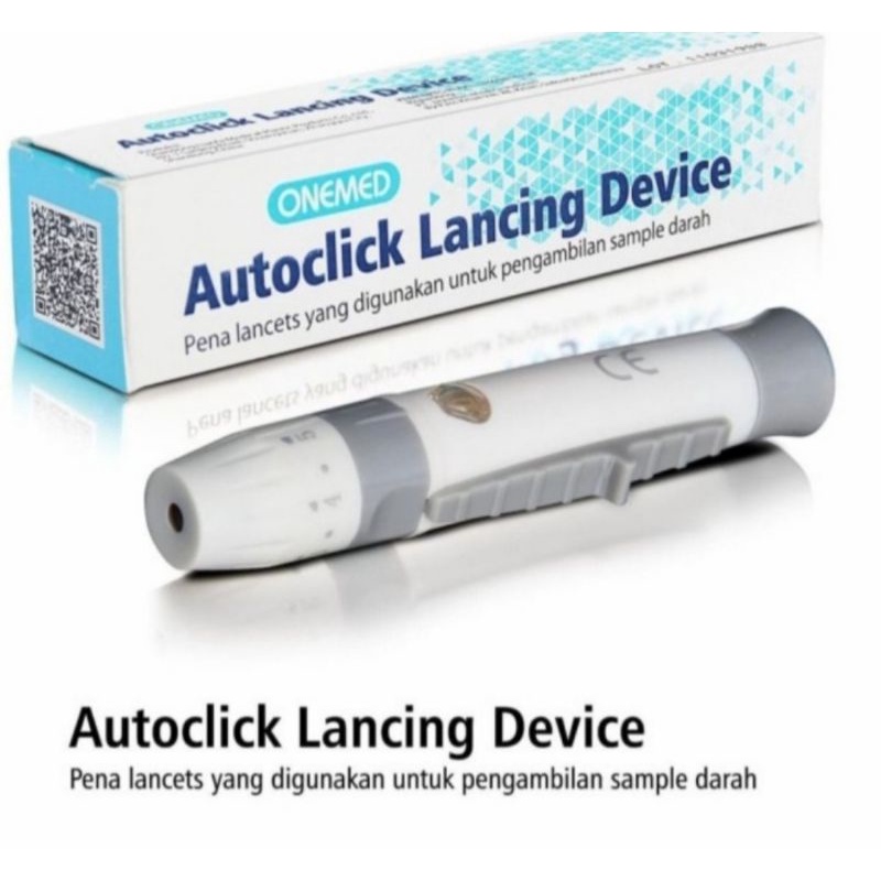 Jual Autoclick Lancing Device Onemed Penlancet | Shopee Indonesia