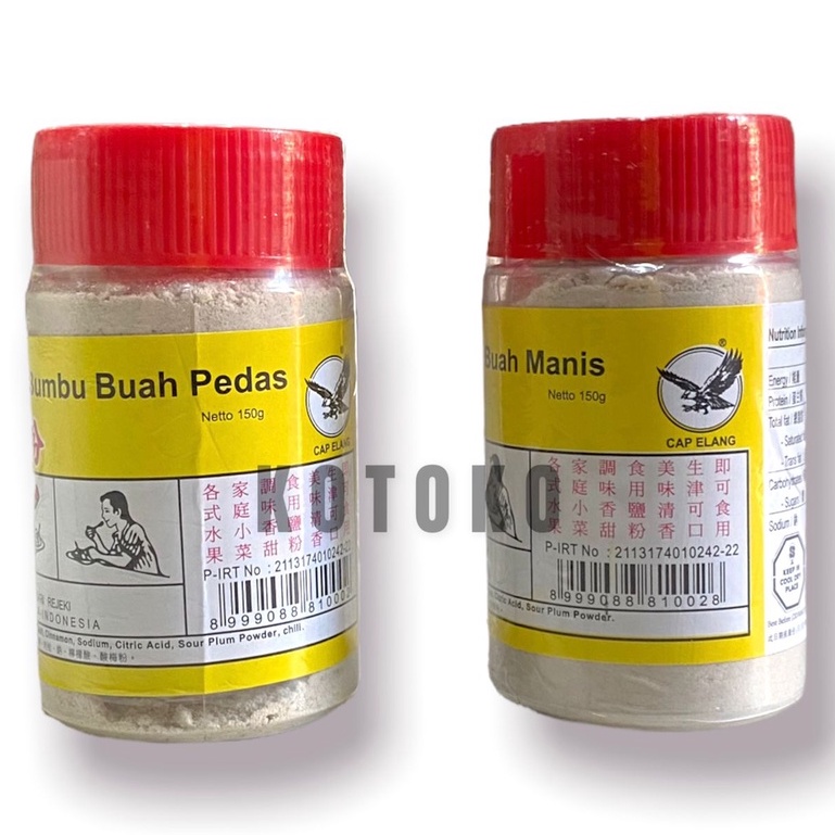 Jual Garam Buah Cap Elang / Bumbu Buah Manis & Pedas / Bumbu Kiamboy ...