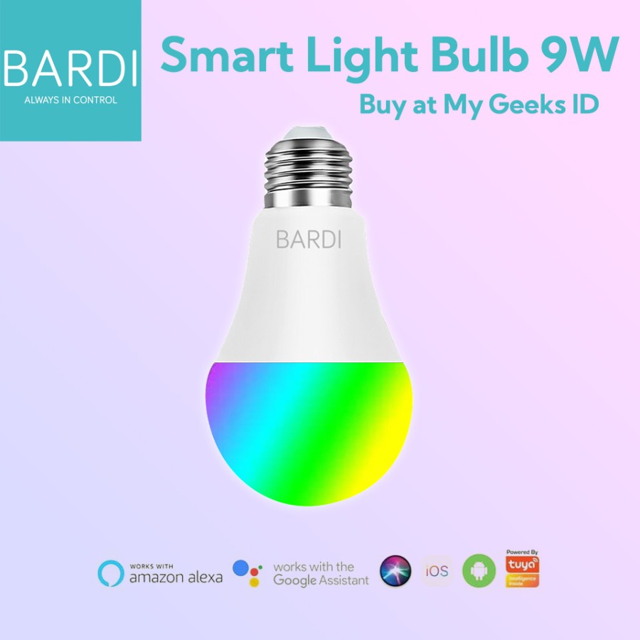 Jual Bardi Smart Light Bulb RGB+WW 9W WIFI | Shopee Indonesia Jual Bardi Smart Light Bulb RGB+WW 9W WIFI | Shopee Indonesia