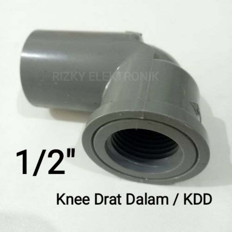 Jual Elbow Knee Drat Dalam KDD Faucet Keni 1/2 inch Sambungan Pipa JAYA | Shopee Indonesia