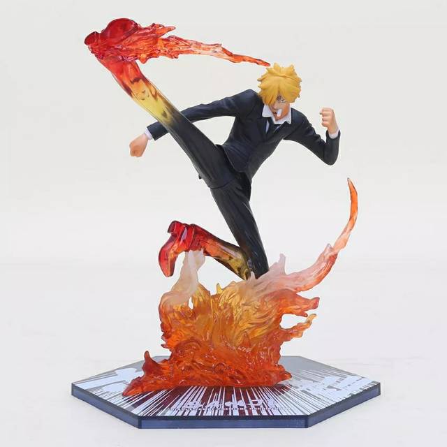 Jual Action Figure Toy Sanji Anime OnePiece One Piece Luffy Tendangan ...