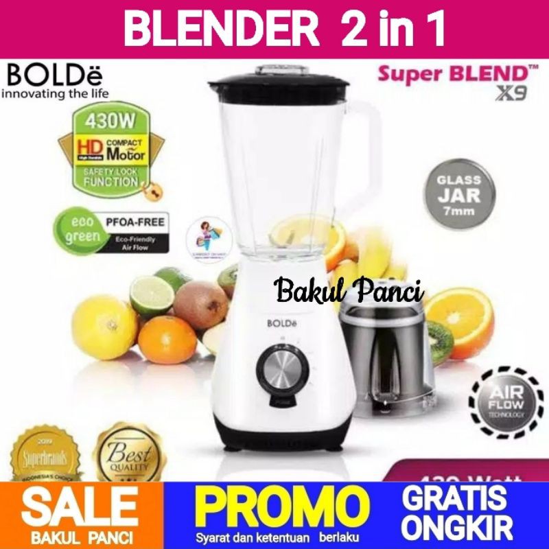 Jual BLENDER + CHOPPER 2 in 1 - BOLDe SUPER BLEND X9 - JUICER - PELUMAT ...