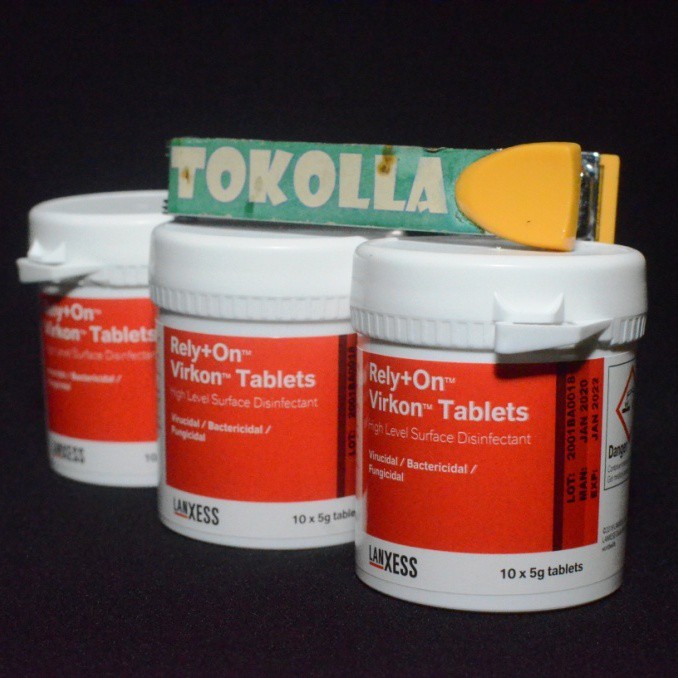 Jual Disinfektan Rely On Virkon Tablets Basmi Virus Bakteri Jamur ...