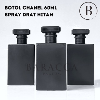 Jual Botol Parfum Chanel 60ML Drat Hitam - Botol Parfum Kosong Chanel ...