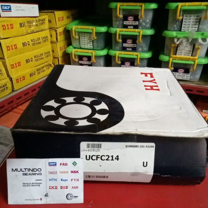 Jual Bearing Pillow Blok UCFC 214 As 70 MM FYH JAPAN ORIGINAL | Shopee Indonesia