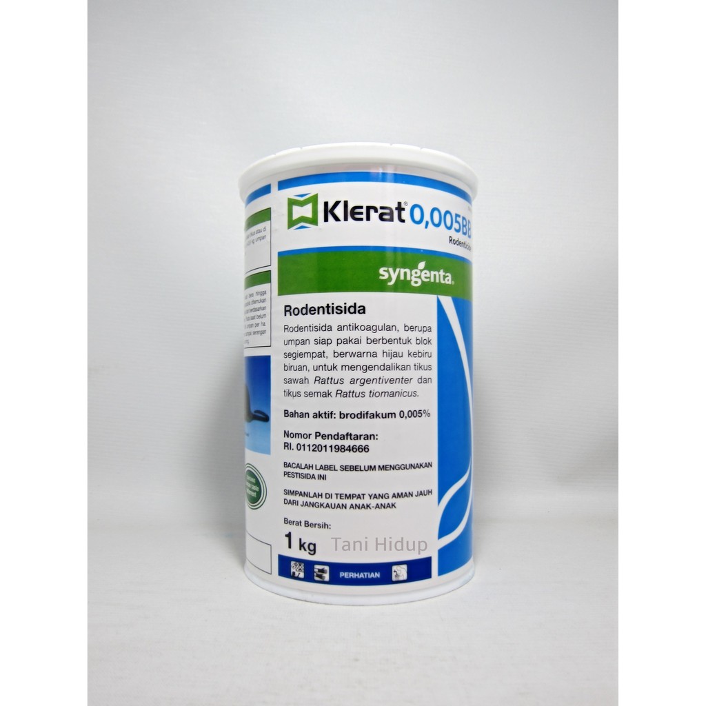 Jual Racun Tikus Klerat 0.005 BB kemasan 1 kg - Syngenta | Shopee Indonesia