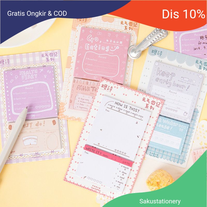 Jual Sticky Notes Sweet Series | Shopee Indonesia