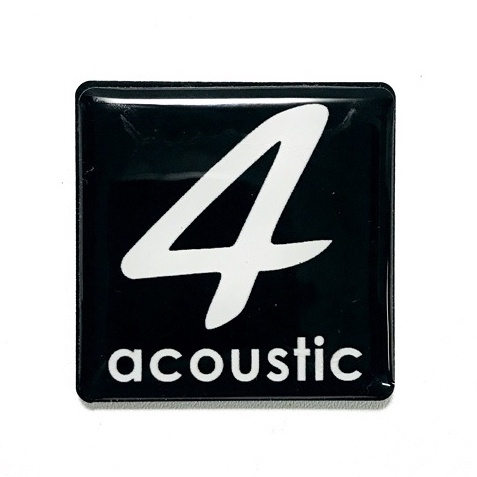 Jual Logo 4 Acoustic Logo gril depan box speaker professional | Shopee ...