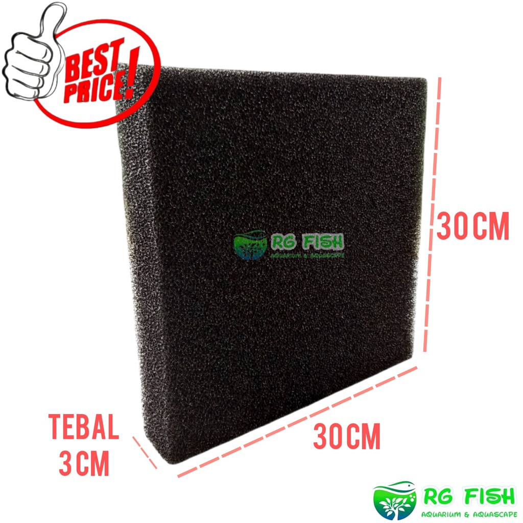 Jual Media Filter Bio Foam 30x30cm tebal 3cm | Shopee Indonesia