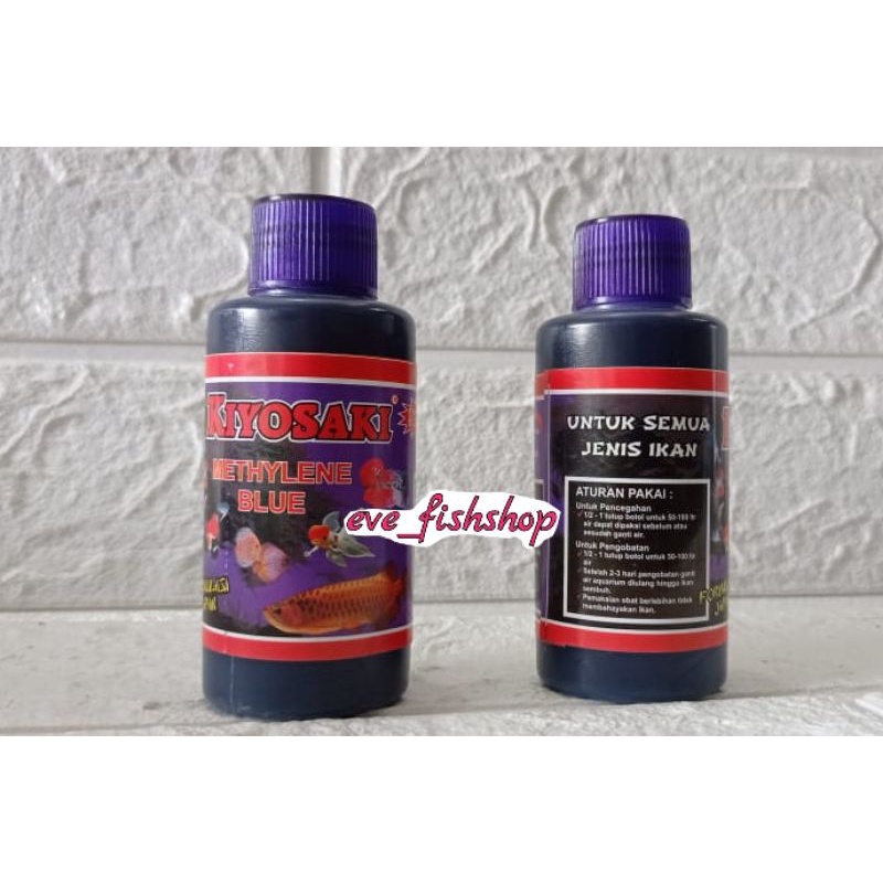 Jual Kiyosaki Methylene Blue Obat Penyakit Ikan 100 ml Metilen Biru ...