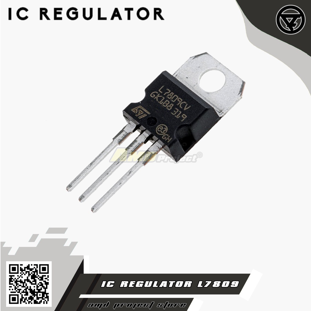 Jual Ic Regulator 7809 L7809 L7809CV 9V 9 Volt 1.5A Original | Shopee ...