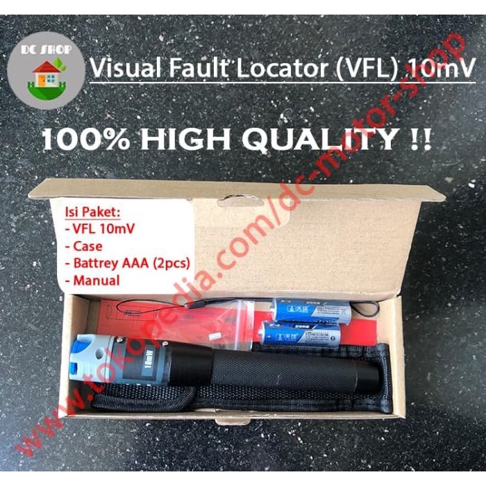 Jual Power Meter Vfl Senter Laser Kabel Fiber Optic 10Mw Visual Fiber Locator 10Mw | Shopee ...