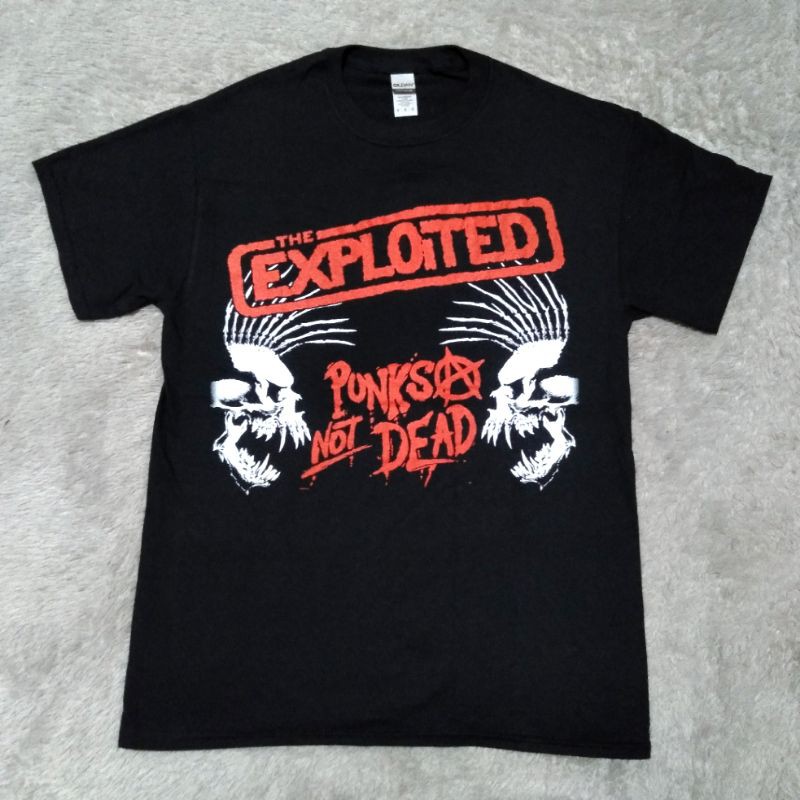 Jual THE EXPLOITED - PUNKS NOT DEAD (OFFICIAL TSHIRT) | Shopee Indonesia