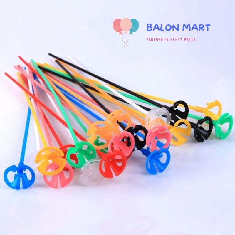 Jual Stik Balon / Stick Balon/ Pegangan Balon / Gagang Balon (satuan ...