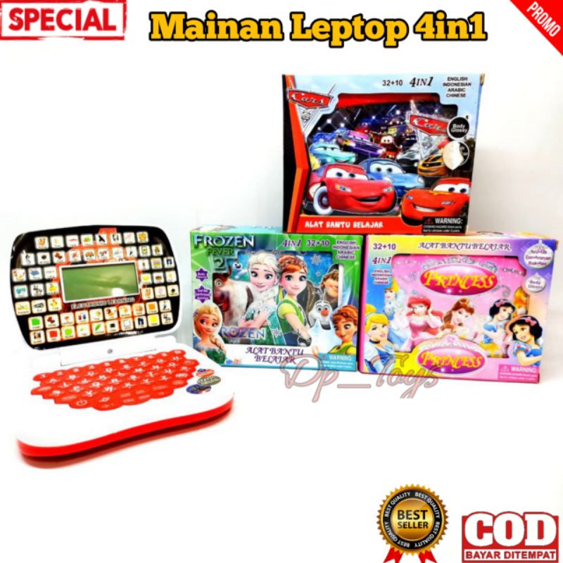 Jual Mainan Leptop Mini Anak Alat Bantu Belajar Anak / Mainan Leptop ...