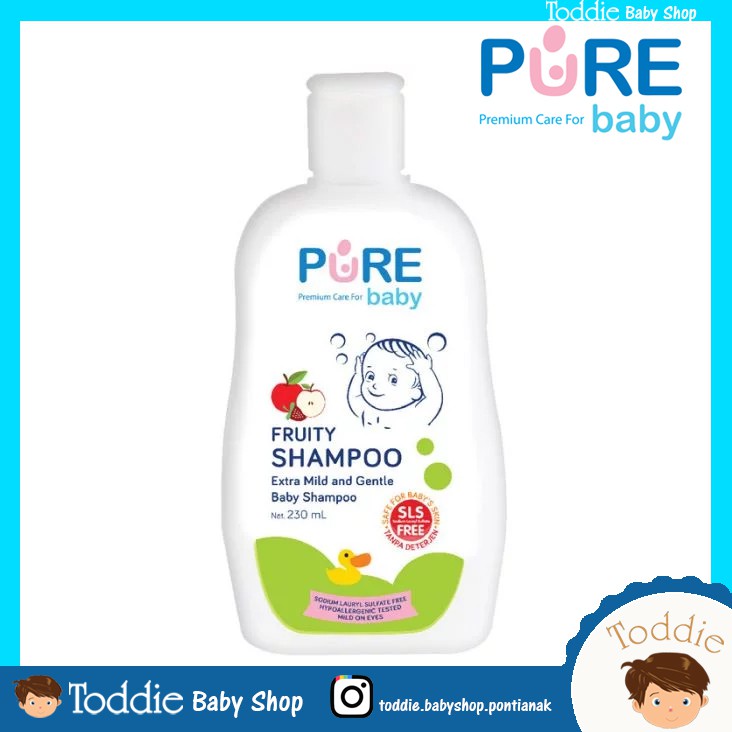 Jual Pure Baby Shampoo Fruity 230ml | Shopee Indonesia