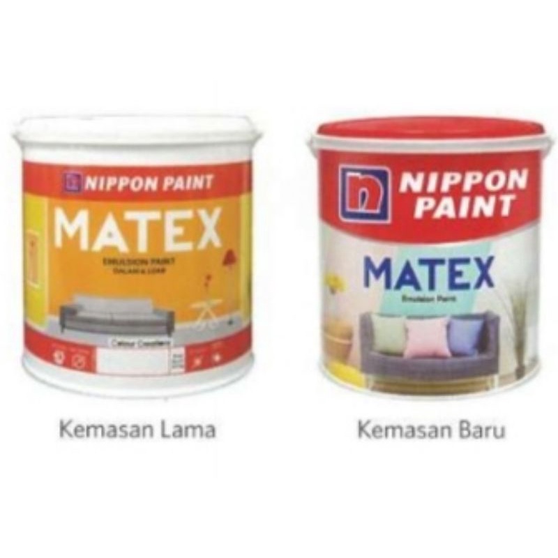 Jual Cat tembok Matex Nippon Paint 1kg | Shopee Indonesia