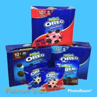 Jual Mini Oreo Original, Chocolate, Strawberry 204g (10 packs x 20.4g ...