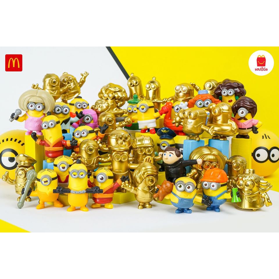 Jual Mainan Happy Meal McD Toys Minion Minions 2 2020 1-28 Despicable ...