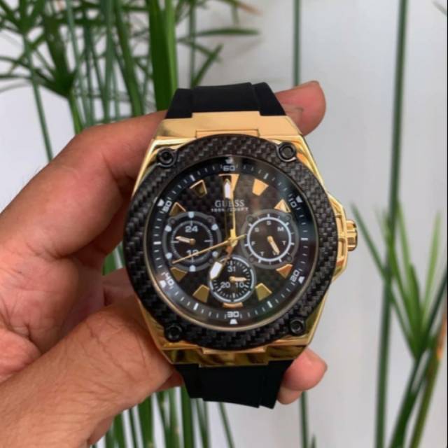 Jual Guess Couple Chronograph Black | Shopee Indonesia