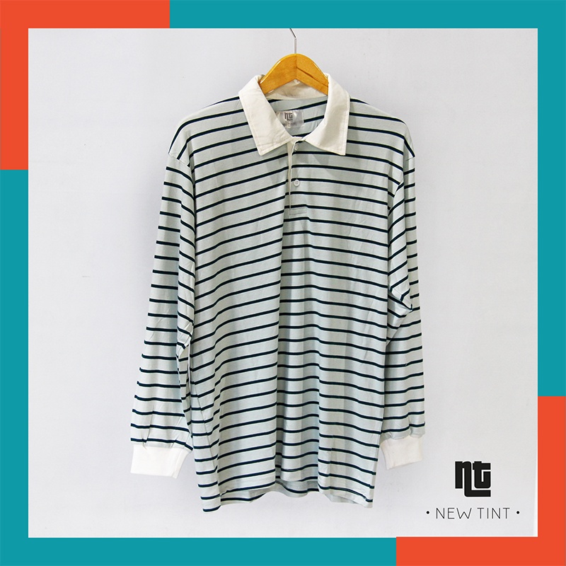 Jual KAOS RUGBY OVERSIZE BAJU PRIA NEW TINT GREEN/LIGHT GREEN MAN RUGBY ...