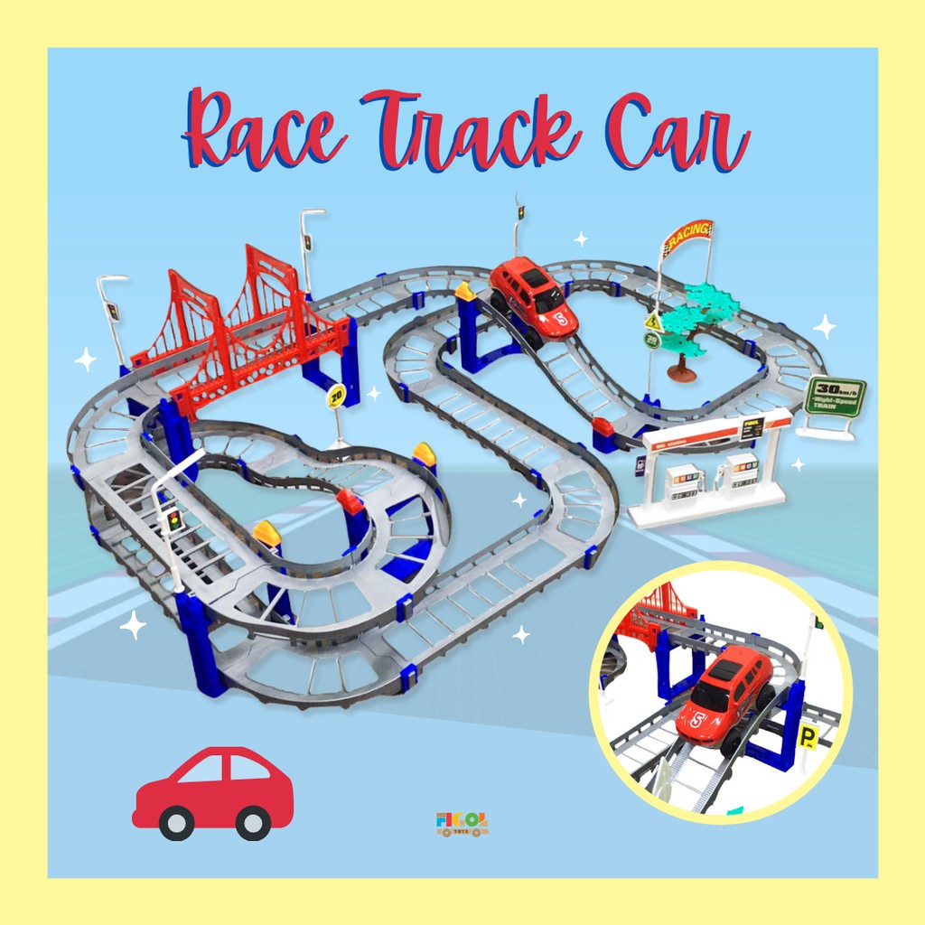 Jual Mainan Track Mobil 95-2 5Contest Track (medium) | Shopee Indonesia
