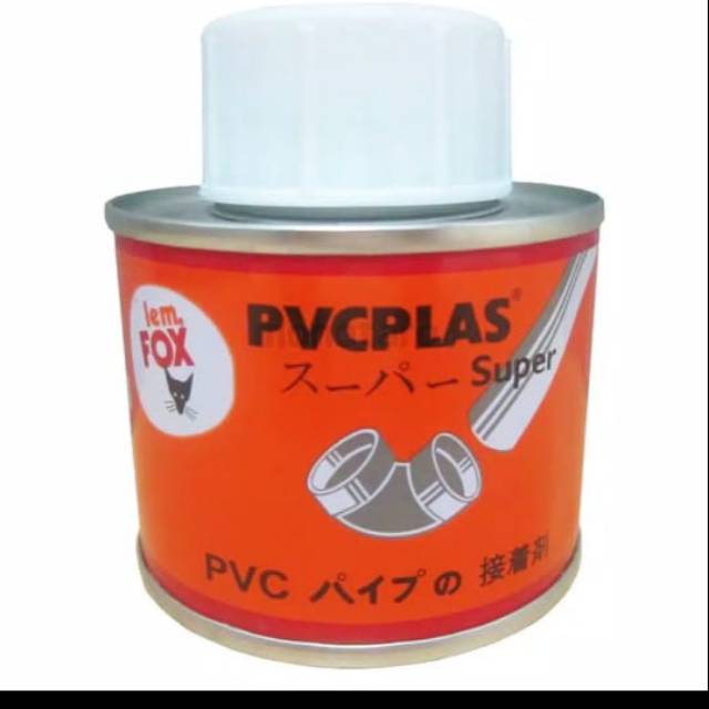 Jual 0Lem FOX PVCPLAS Super Kaleng 400 gram / Lem FOX Pipa PVC / LEM ...