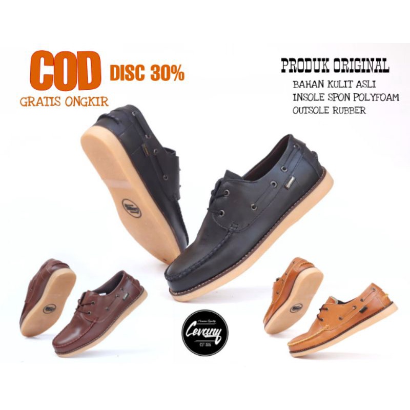 Jual SEPATU OXFORD wingtip moccasin formal pantofel hitam buccheri ...