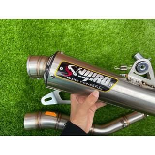 Jual Knalpot Racing Shijiro M3 Black Series Fullsystem | Shopee Indonesia