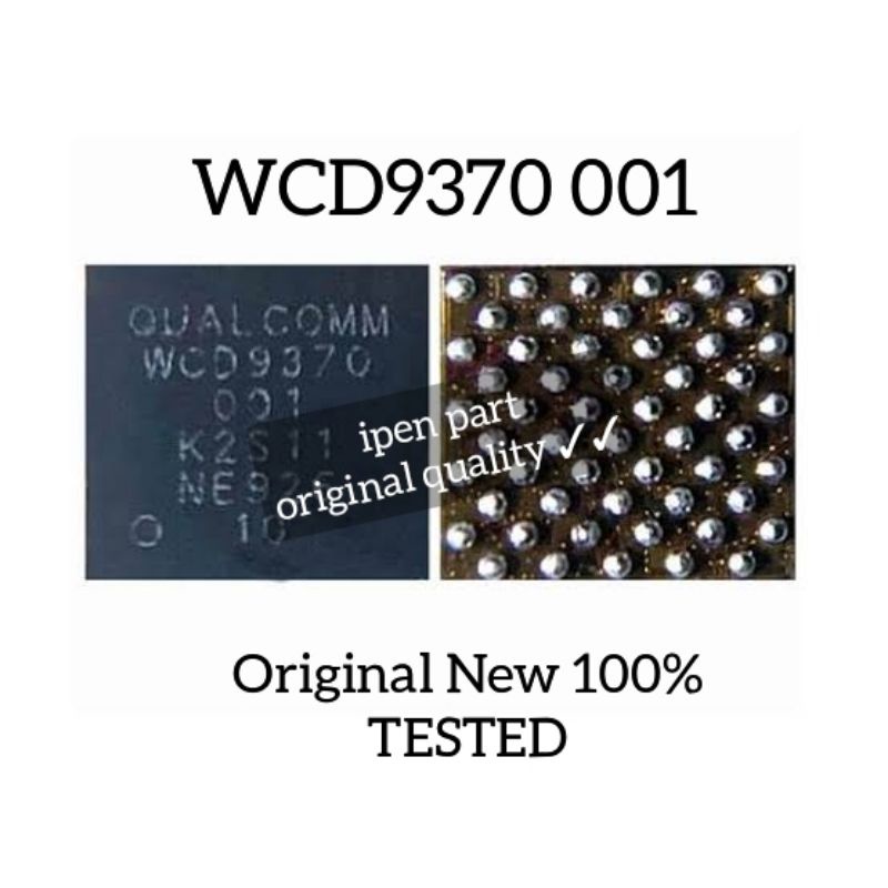 Jual IC Audio Wcd9370 Original New Tested Wcd 9370 001 | Shopee Indonesia