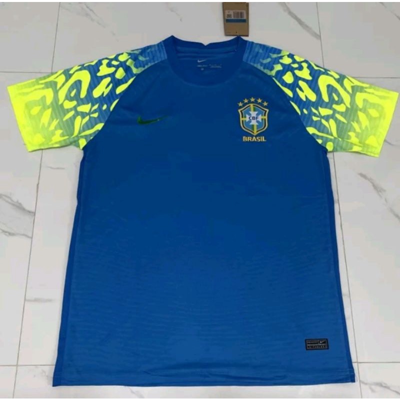 Jual Jersey Kaos Baju Sepak Bola Timnas Brazil Brasil Away Biru Big ... Jual Jersey Kaos Baju Sepak Bola Timnas Brazil Brasil Away Biru Big ...