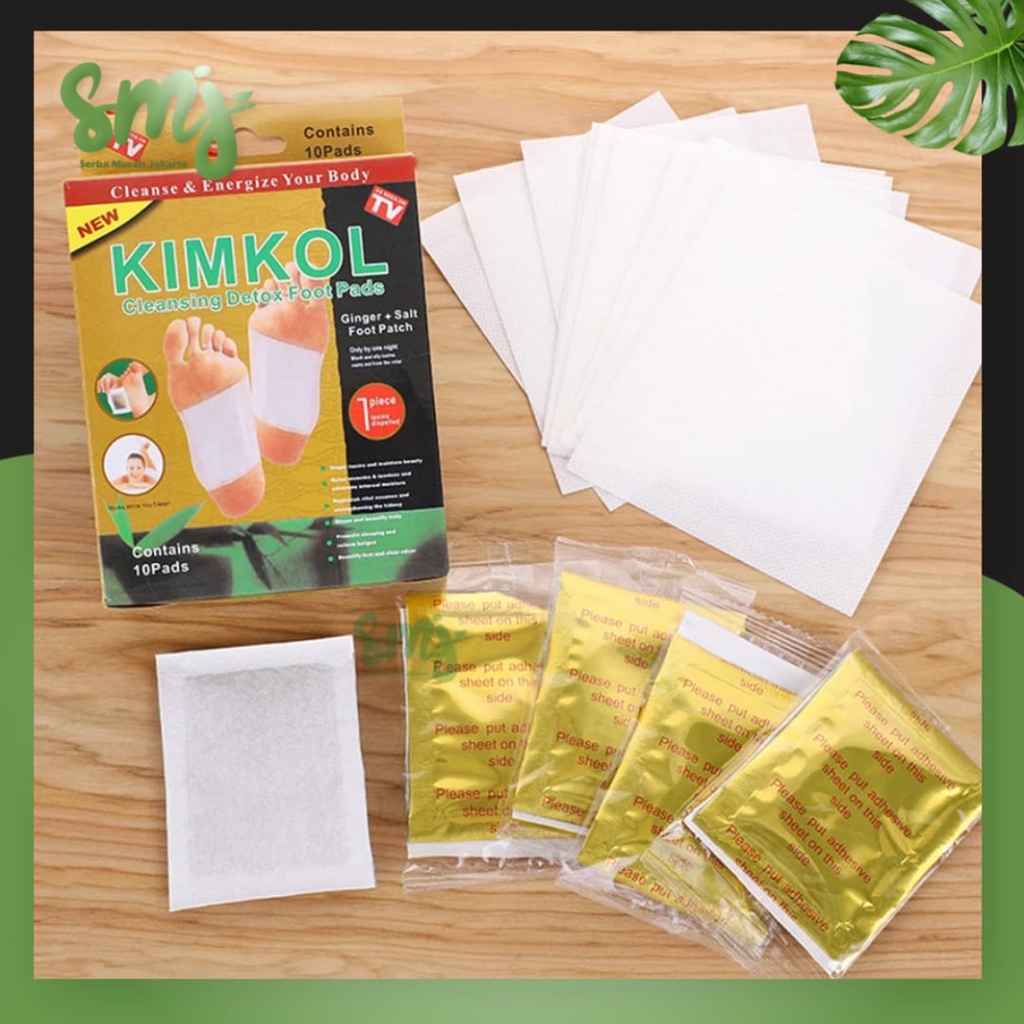 Jual SMJ - Kinoki Gold Emas Koyo Kaki Detox Asli Original 1 Box Isi 10 ...