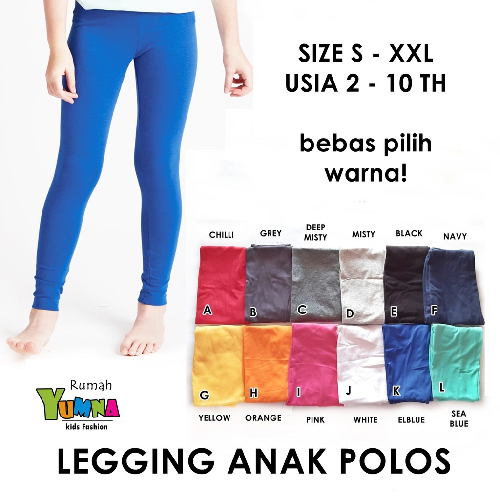 Jual LEGGING ANAK POLOS / LEGGING ANAK HITAM / LEGGING ANAK PUTIH SIZE ... Jual LEGGING ANAK POLOS / LEGGING ANAK HITAM / LEGGING ANAK PUTIH SIZE ...