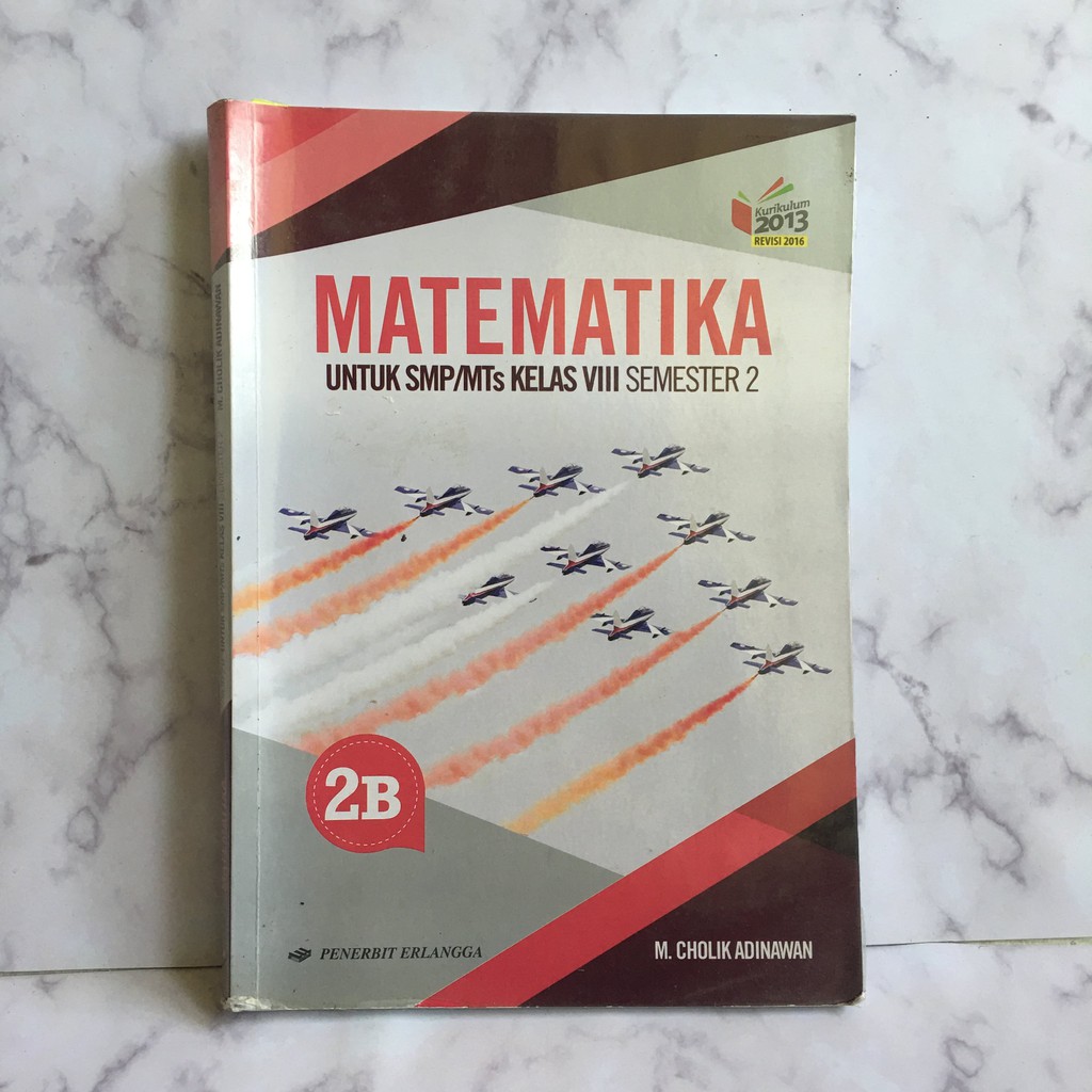 Jual Buku Matematika 2A dan 2B M.Cholik Adinawan - Penerbit Erlangga ...