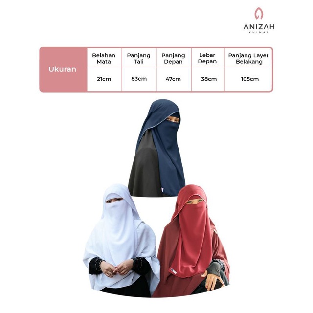 Jual Cadar Butterfly by Anizah khimar (Niqob) | Shopee Indonesia