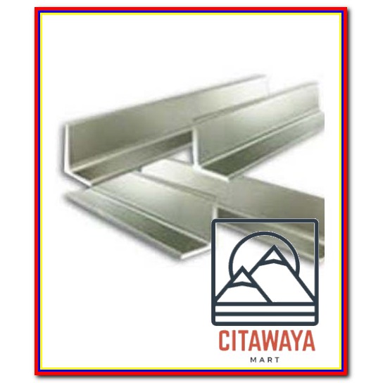 Jual Plat L Stainless Steel 300 cm tebal 0.8 mm | Shopee Indonesia