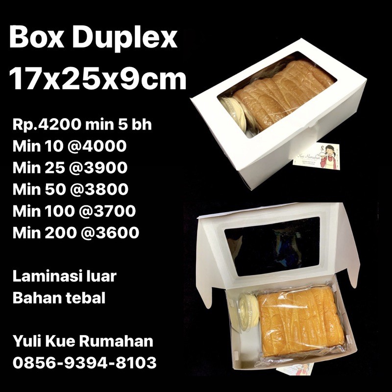 Box Duplex 17x25x9cm putih tanpa sekat | Shopee Indonesia