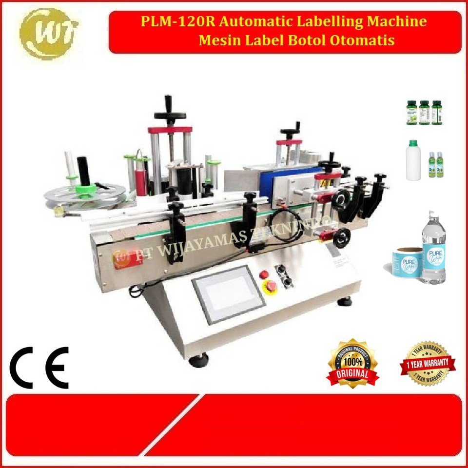Jual PLM-120R Automatic Labelling Machine – Mesin Label Botol Otomatis ...